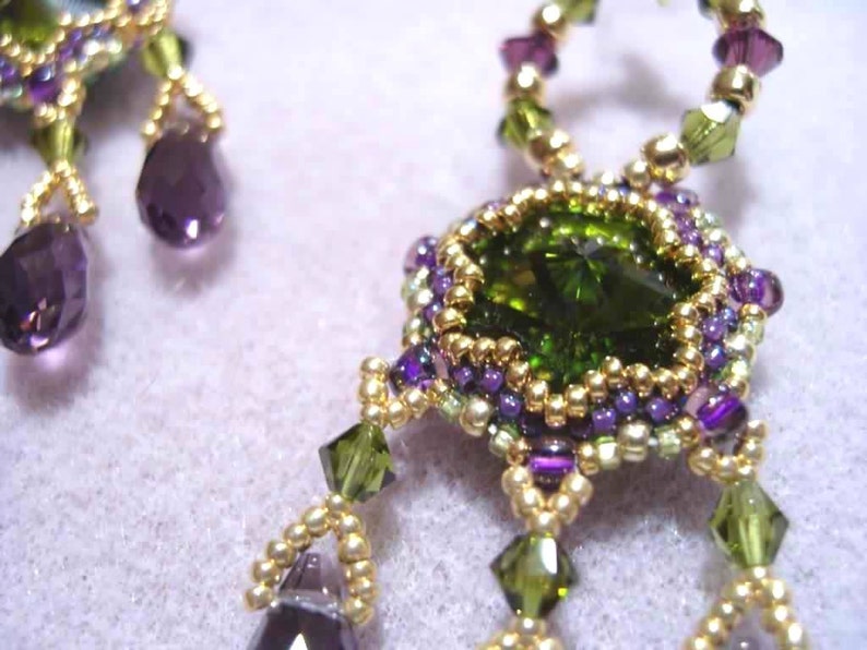 Pattern Tutorial Beaded Earrings Etsy