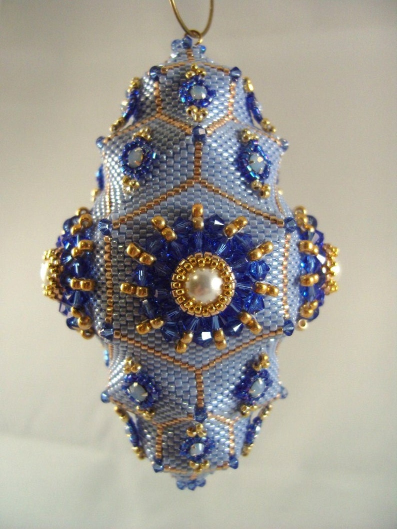Pattern / Tutorial Beaded Christmas Ornament - Etsy