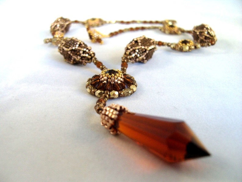 Pattern Tutorial Beaded Necklace Etsy
