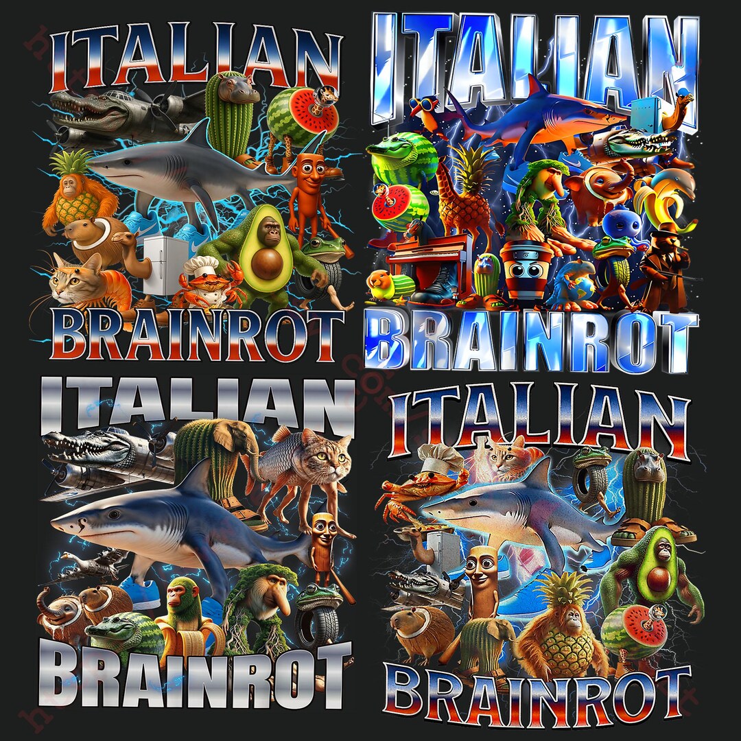 Italian Brainrot 4th of July Png, Bigfoot Merica 4th of July Png, Rock ...