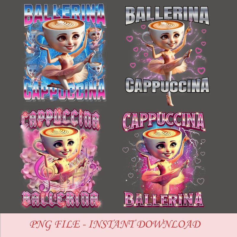 Cappuccino Ballerina Wall Art - Etsy