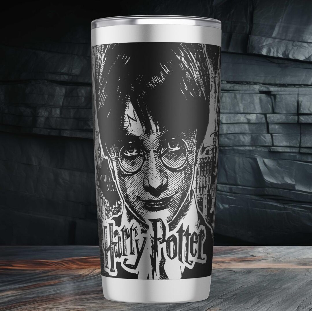 Harry Potter Face - 20oz Cup - Laser Engraving Design - Digital File ...