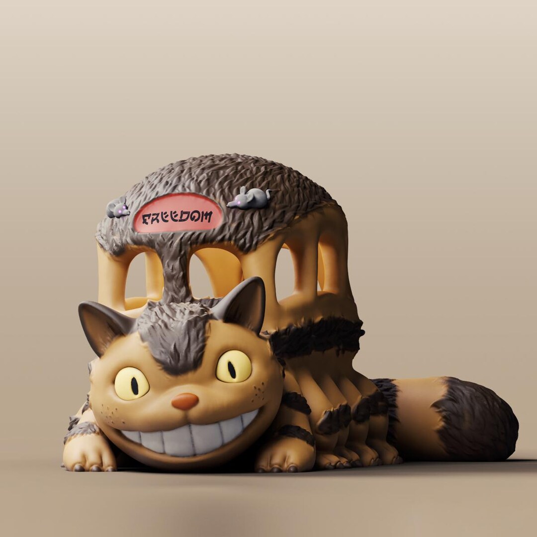 Catbus 3D Print – Unpainted Model - Etsy