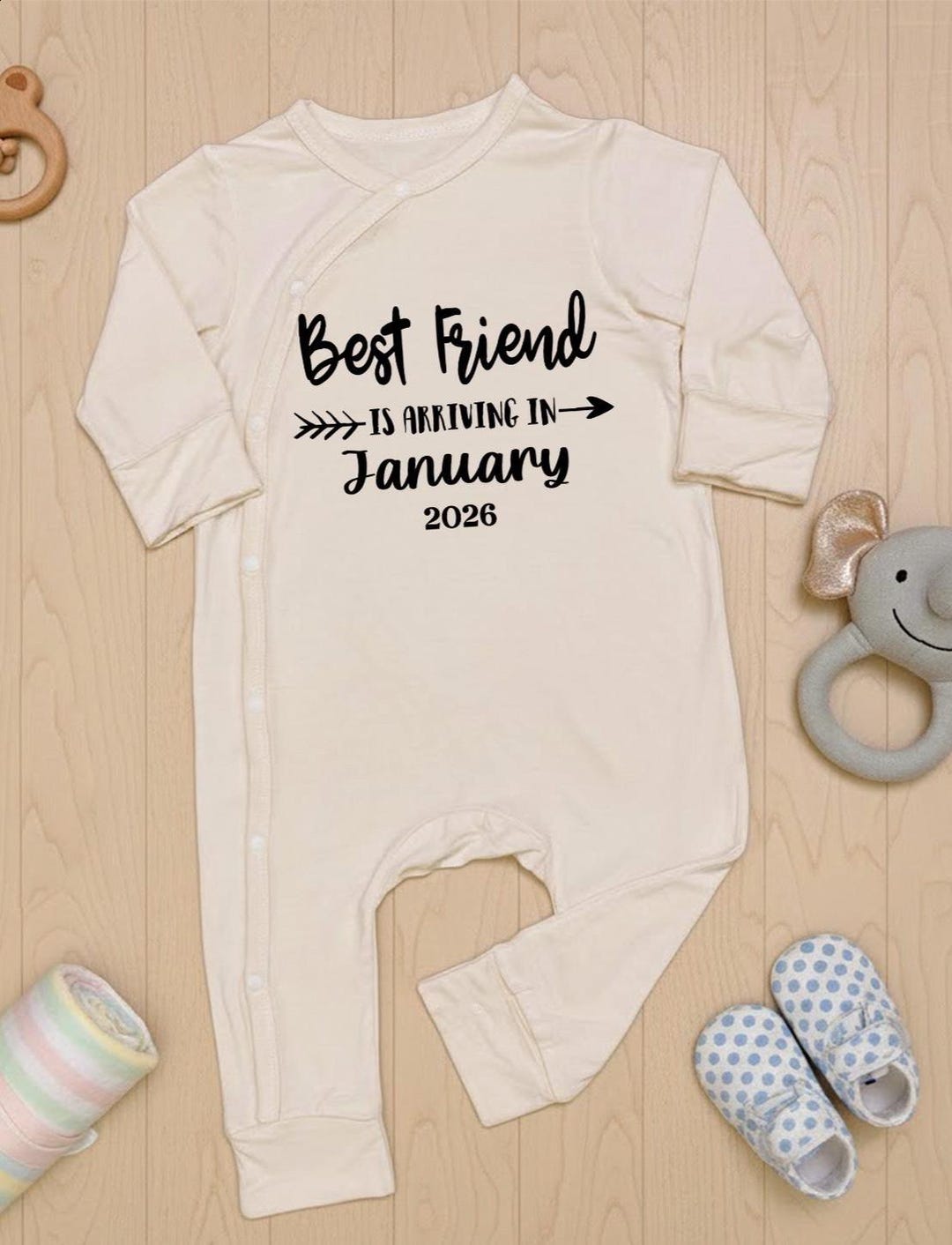 Best Friend Arriving Newborn, Personalized Future Best Friend, Baby ...