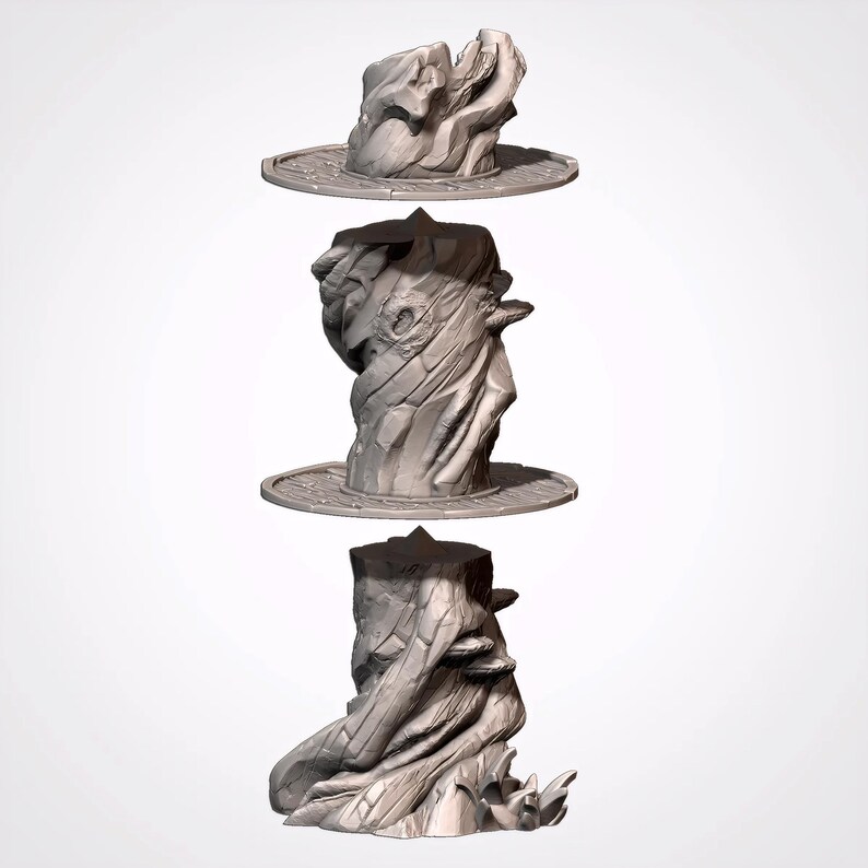 Orc Tree Platform – Modular Jungle Terrain for 28-32mm Wargaming ...