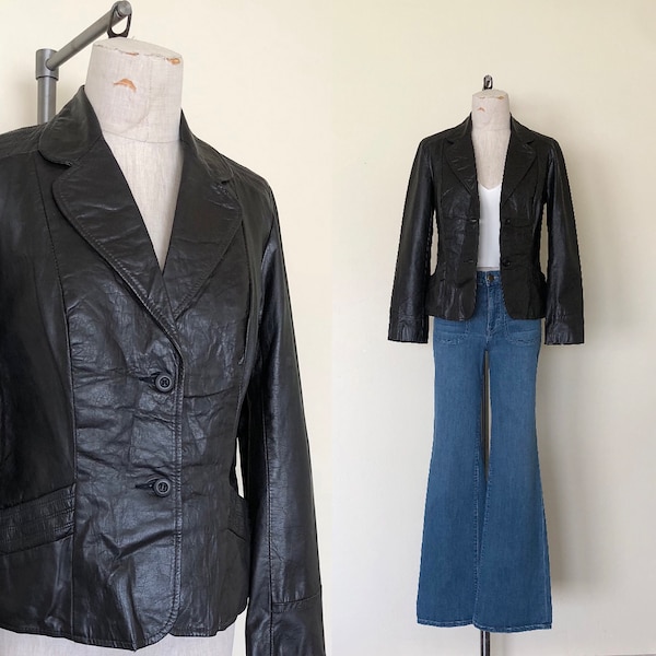 1970s Womens Black Jacket - Etsy