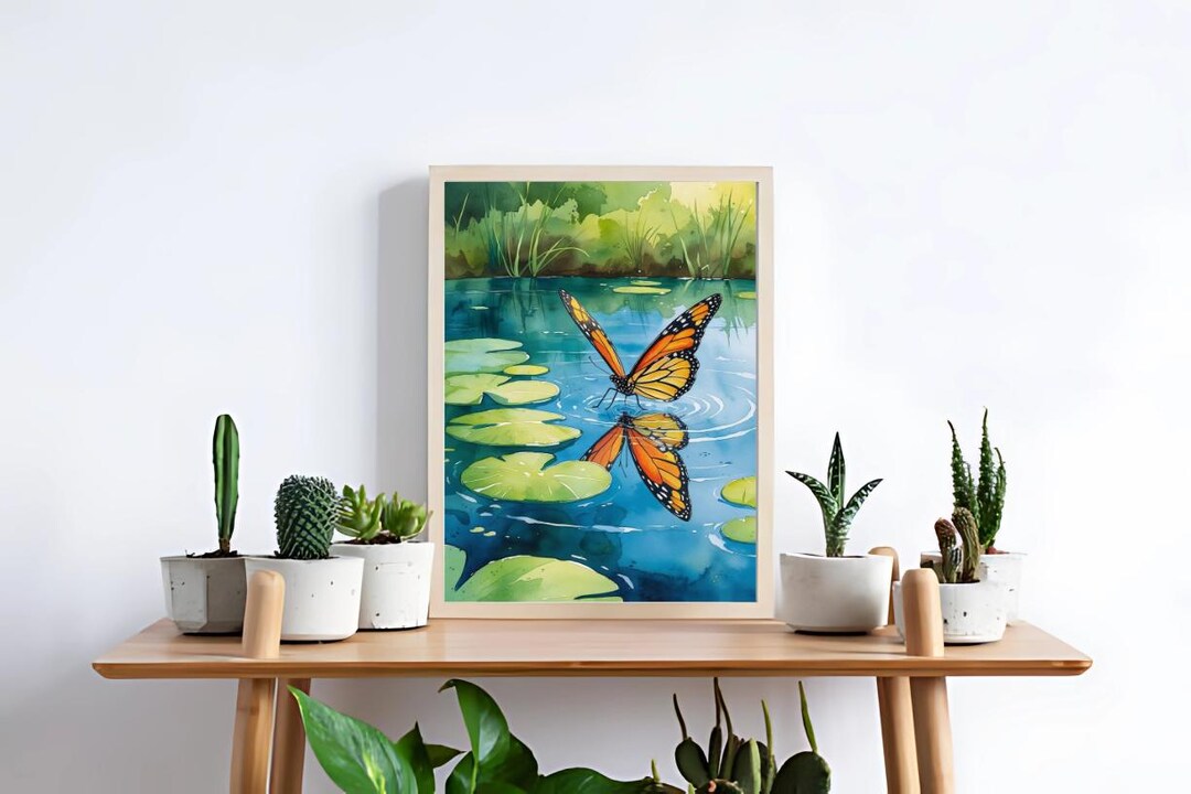 Monarch Butterfly Wall Art, Monarch Butterfly Poster, Freedom Poster ...