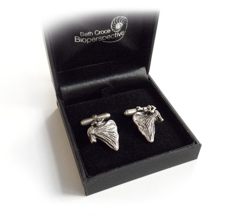 Anatomical Shoulder Cufflinks in Sterling Silver - Etsy