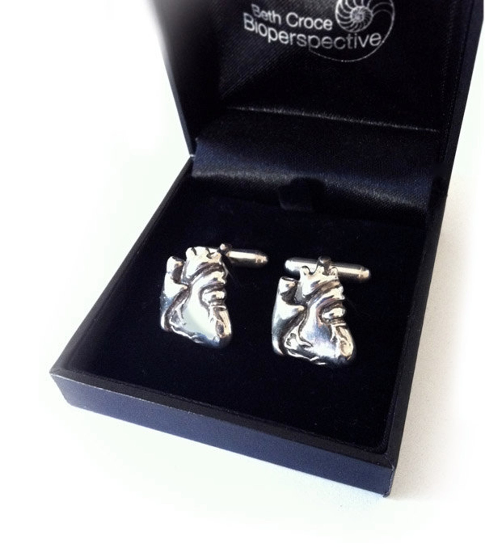 Sterling Silver Anatomical Heart Cufflinks: Medical Jewelry Gift - Etsy