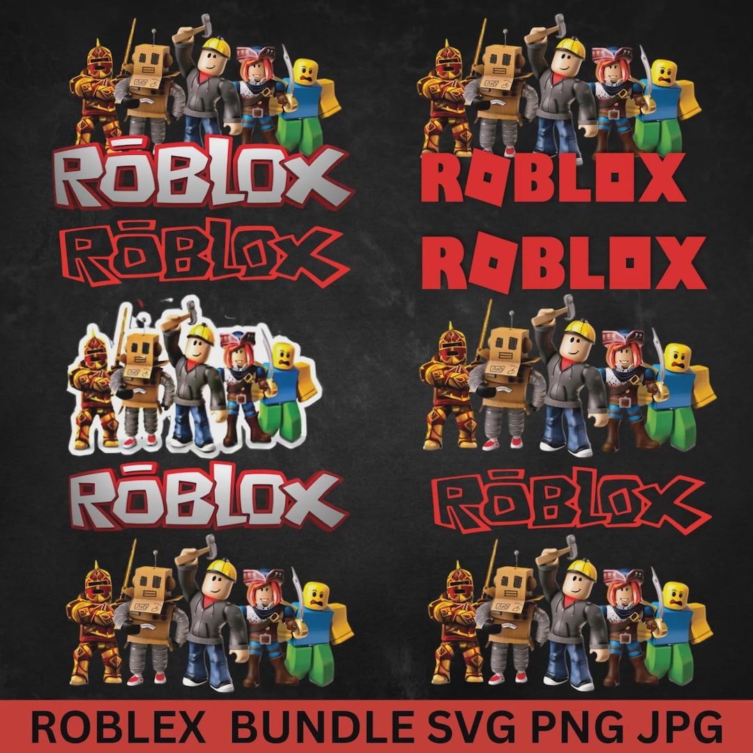 Roblox Svg Bundle,roblox Font,roblox Digital Download Image,roblox ...