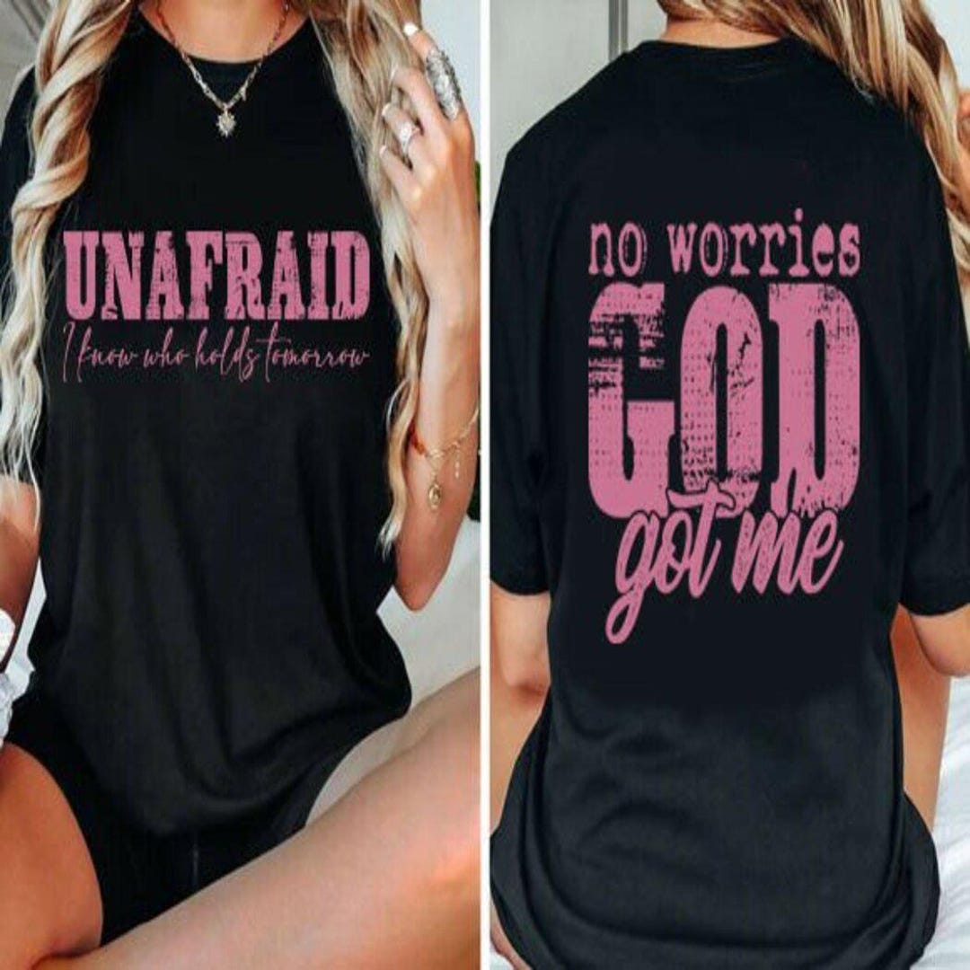 Unafraid God Got Me SVG PNG, Christian Quote SVG, Love for God, Faith ...