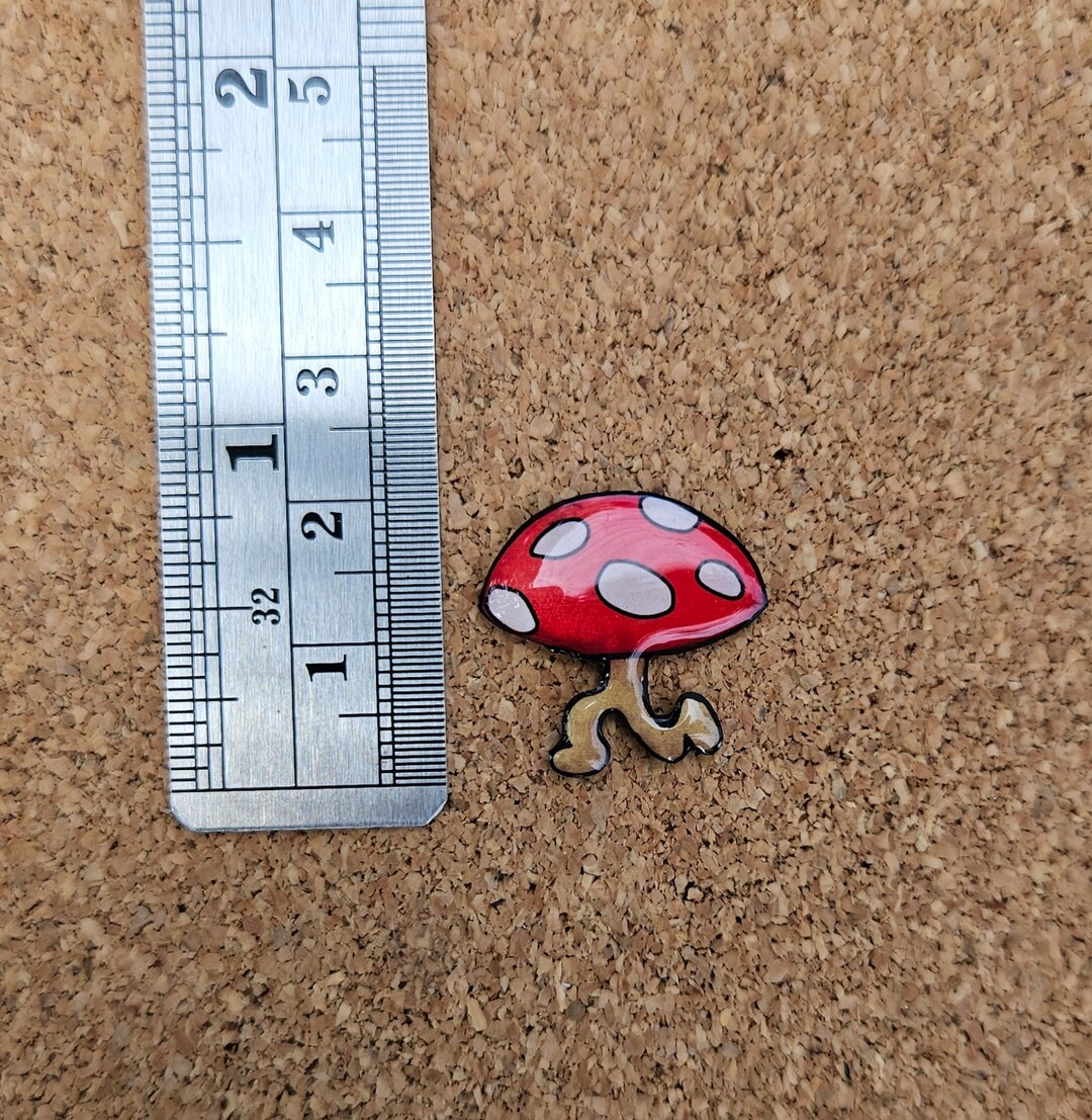Mother/earthbound Ramblin' Evil Mushroom Pin/magnet - Etsy