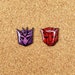 Transformers Autobot and Decepticon Insignia Pins/magnets - Etsy