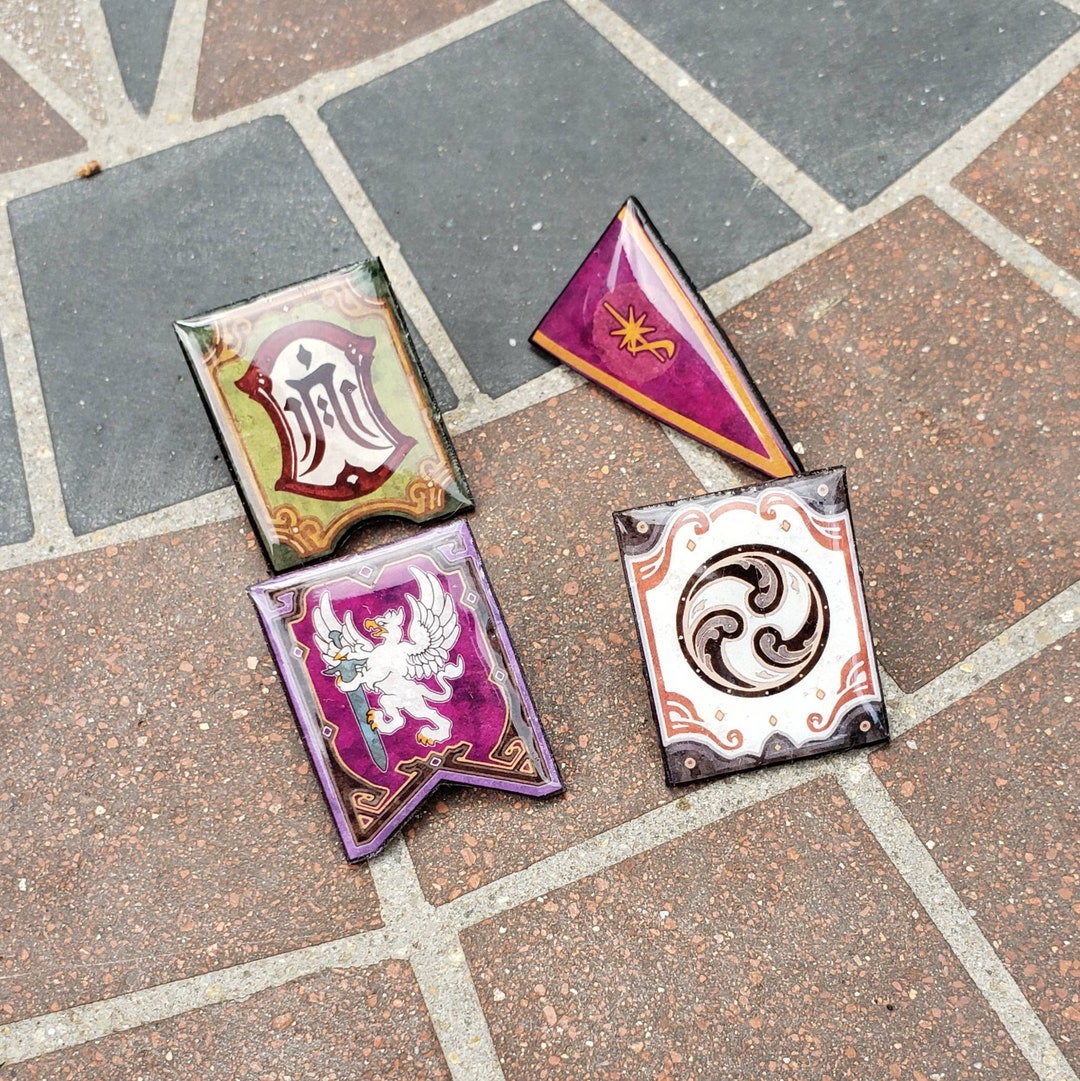 FFXIV City-state Flag Pins/magnets - Ala Mhigo, Ala Mhigan Resistance ...