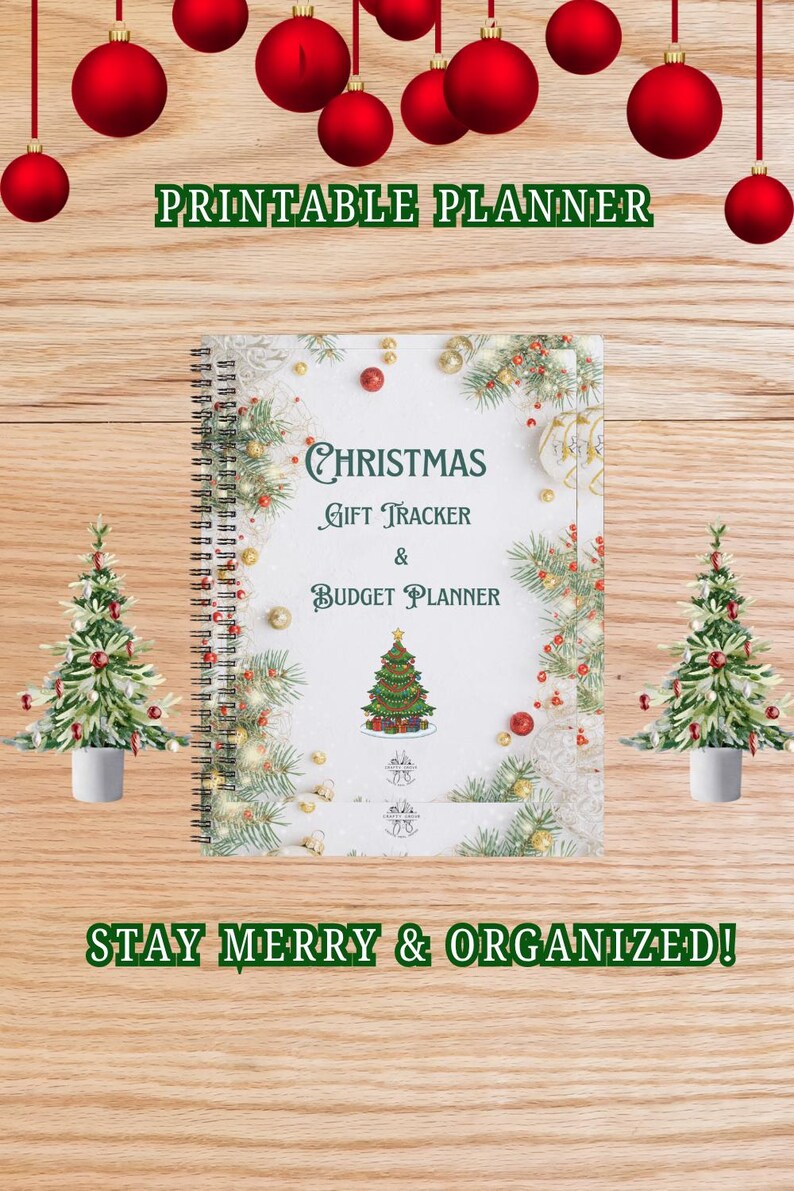 Christmas Gift Tracker Printable | Holiday Budget Planner | Digital ...