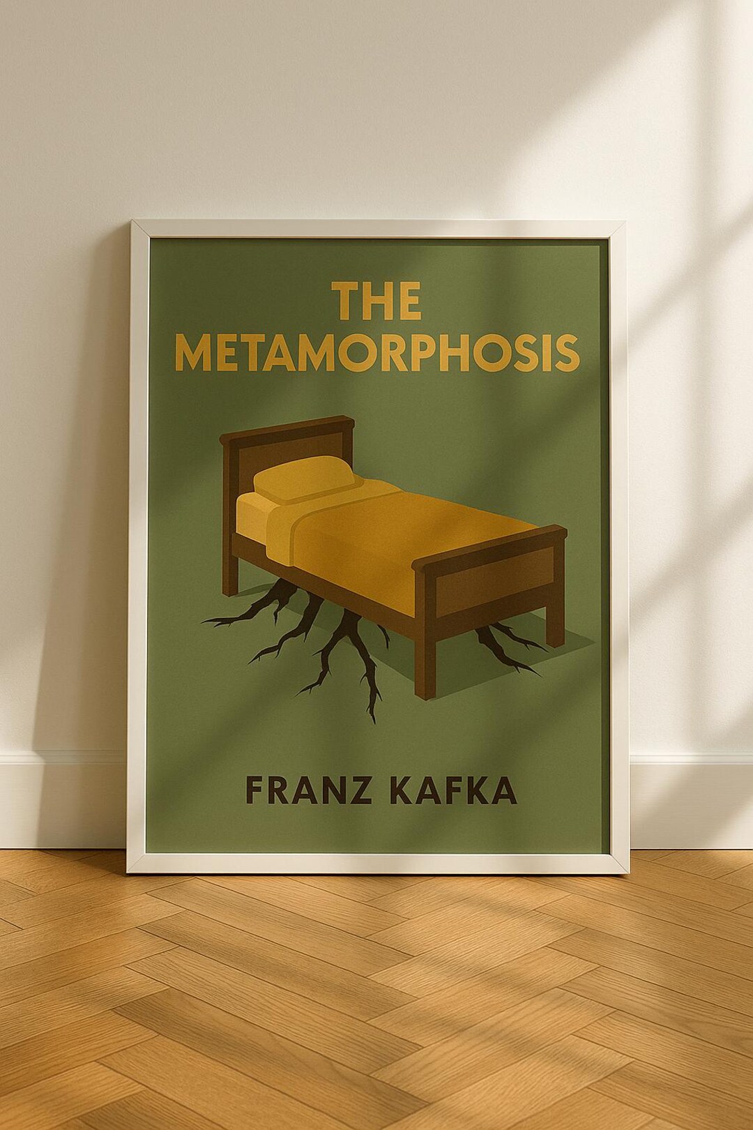 Kafka's Metamorphosis Poster: Minimalist Literary Art (digital Download ...