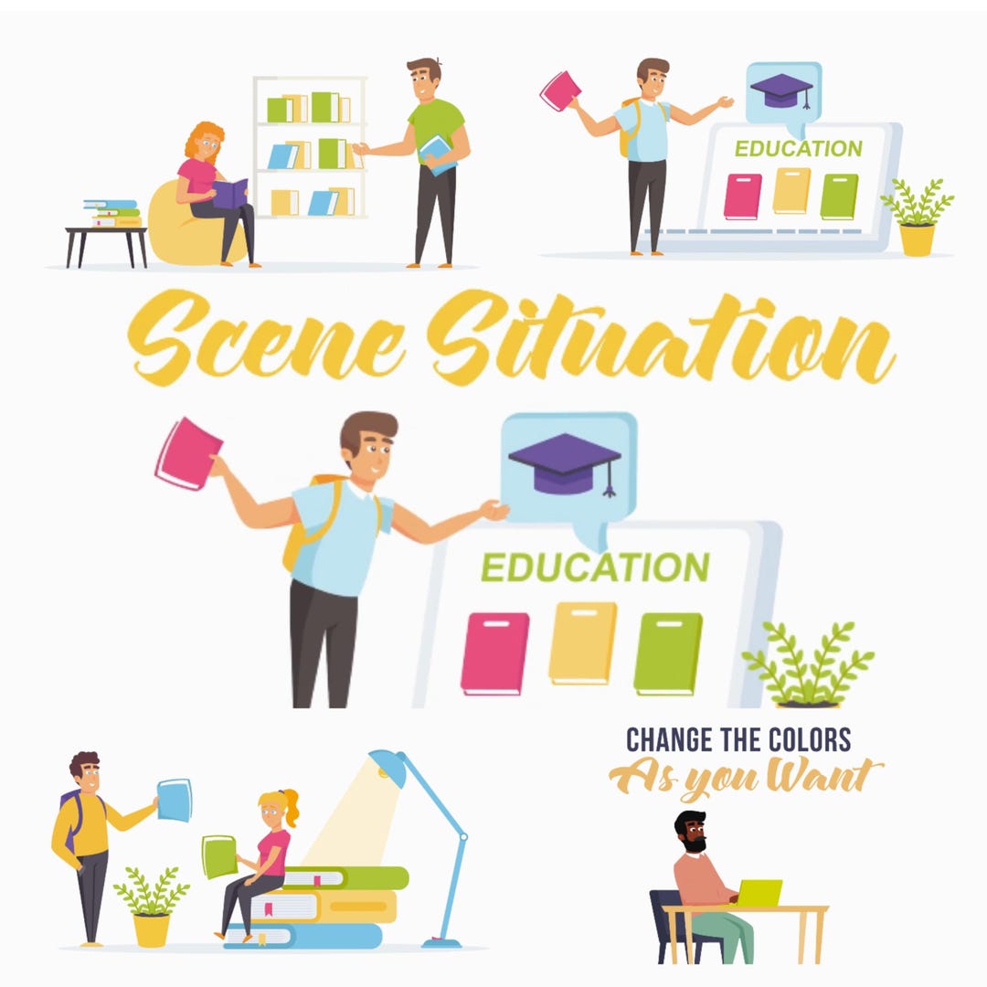 Online Education Illustrations | Digital Learning Resources | 8 Images ...