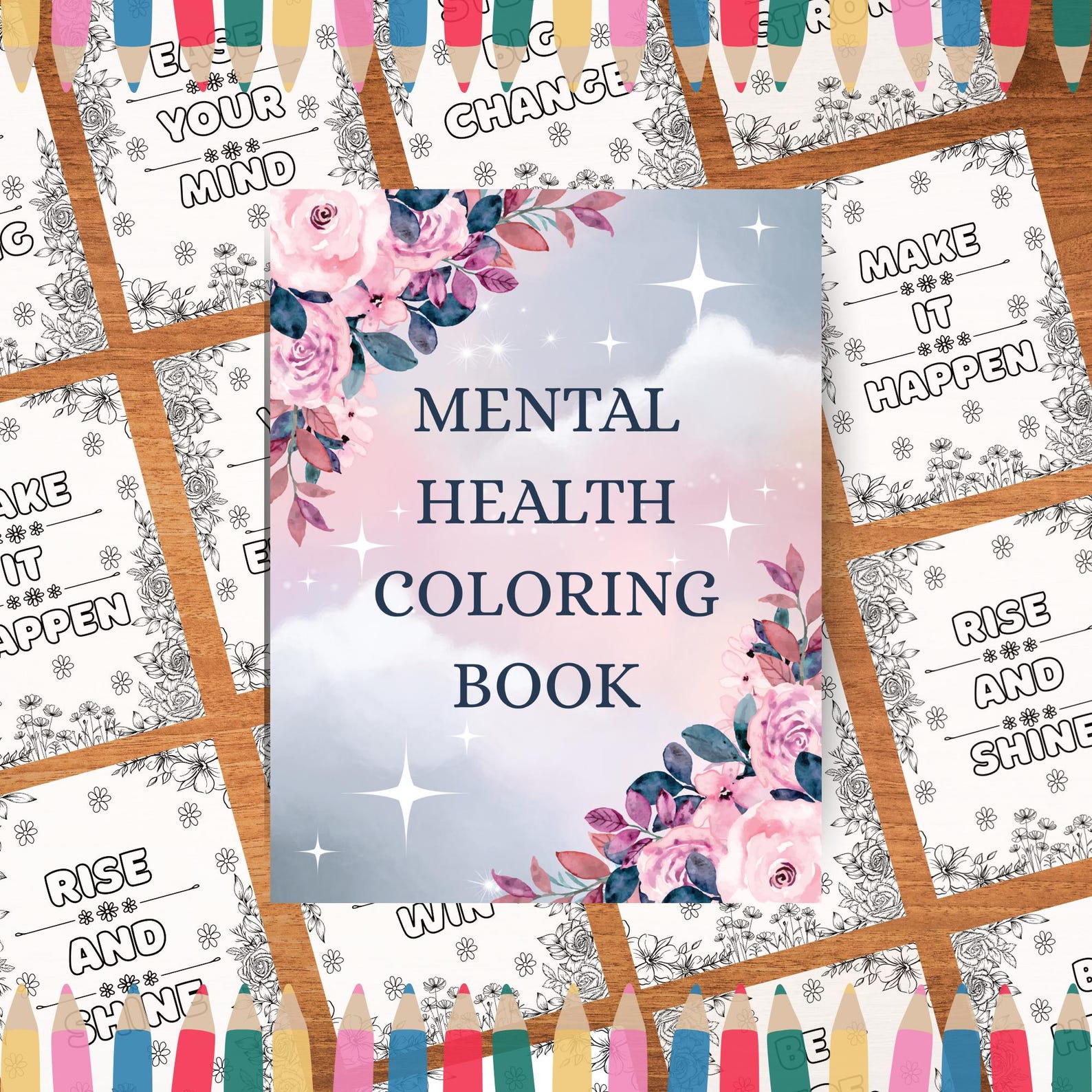 Mental Health Coloring Page, Motivational Quotes Color Page ...