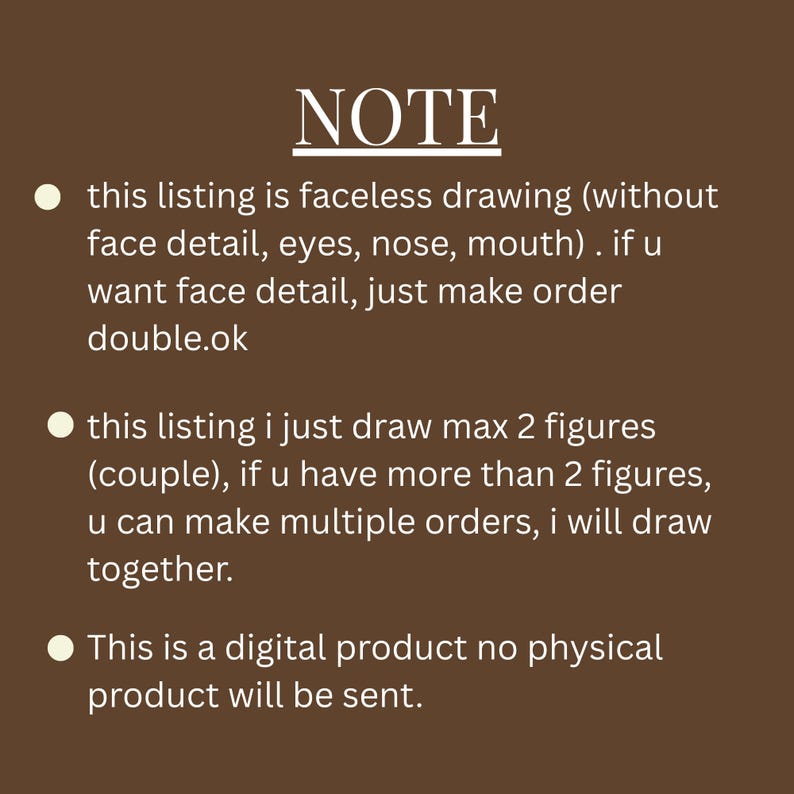 Custom Couple Portrait, Faceless Line Art Anniversary Gift (digital ...