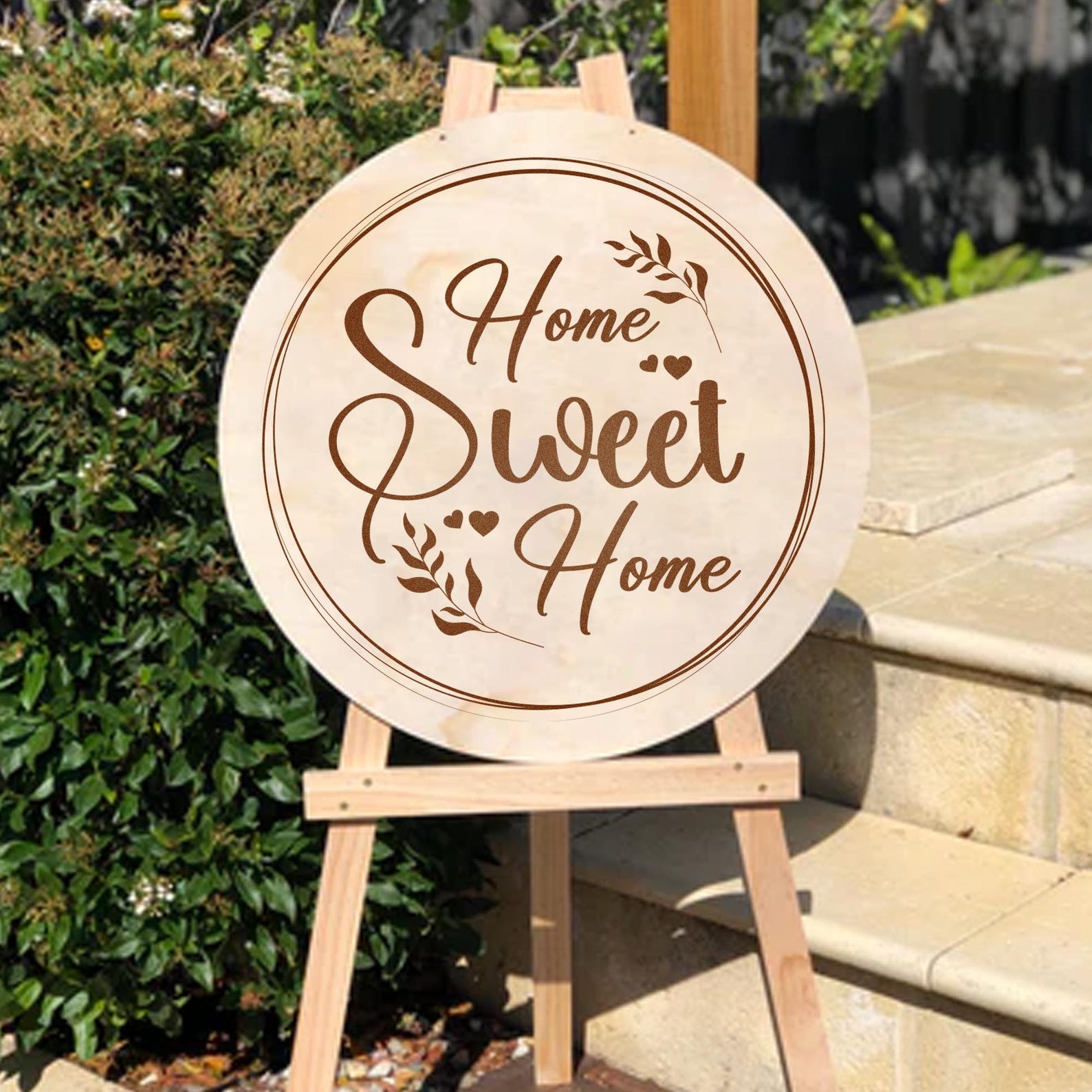 Round Sign Svg Bundle, Welcome Sign, Home Sign SVG, Family Sign, Bless ...