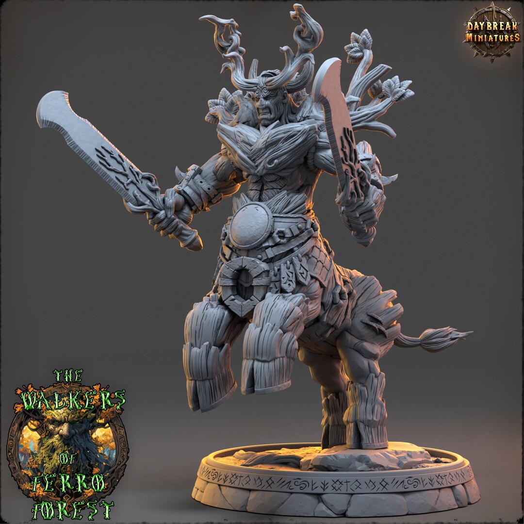 Forest Walker Fighter Miniature | Dnd Minis | RPG | Fantasy Gaming ...