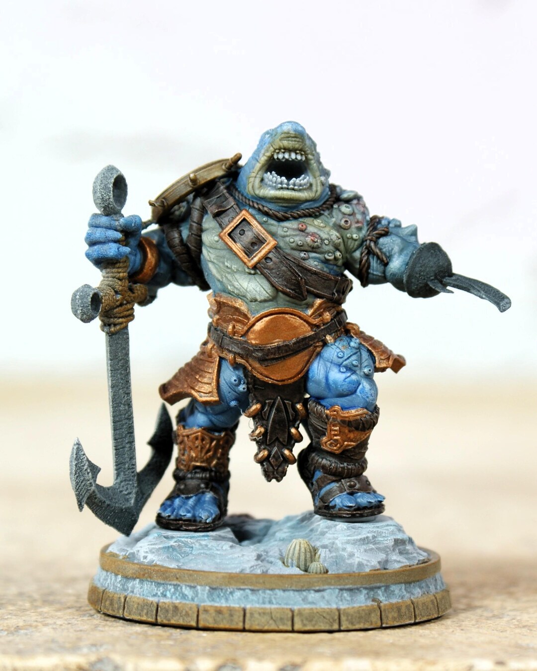 Warrior Selachian Miniature | Dnd Minis | RPG | Fantasy Gaming | Role ...