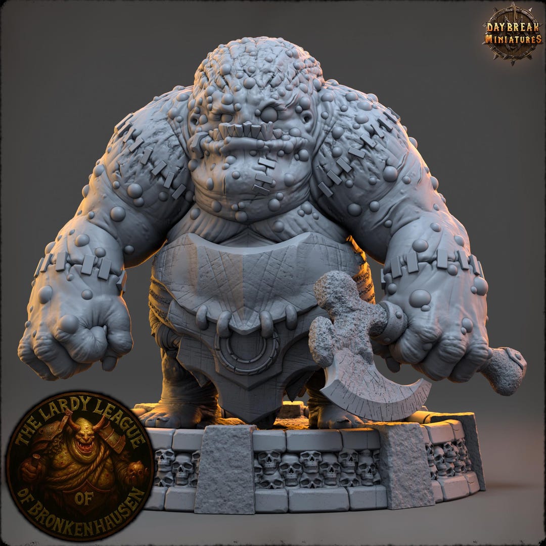 Ogre Barbarian Miniature | Dnd Minis | RPG | Fantasy Gaming | Role ...