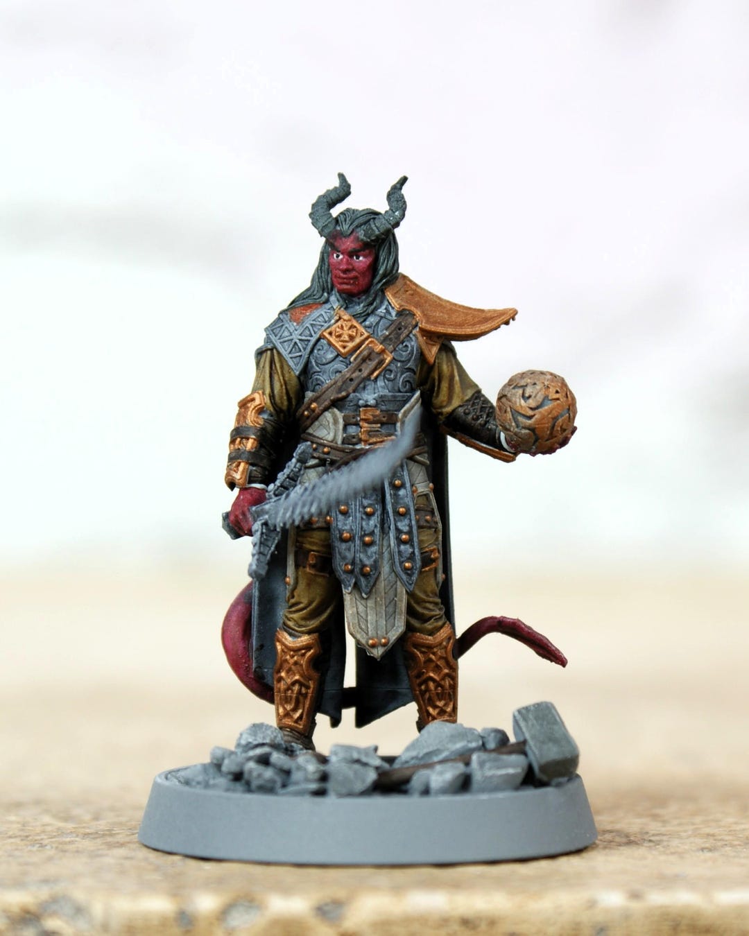 Tiefling Warlock Miniature | Dnd Minis | RPG | Fantasy Gaming | Role ...