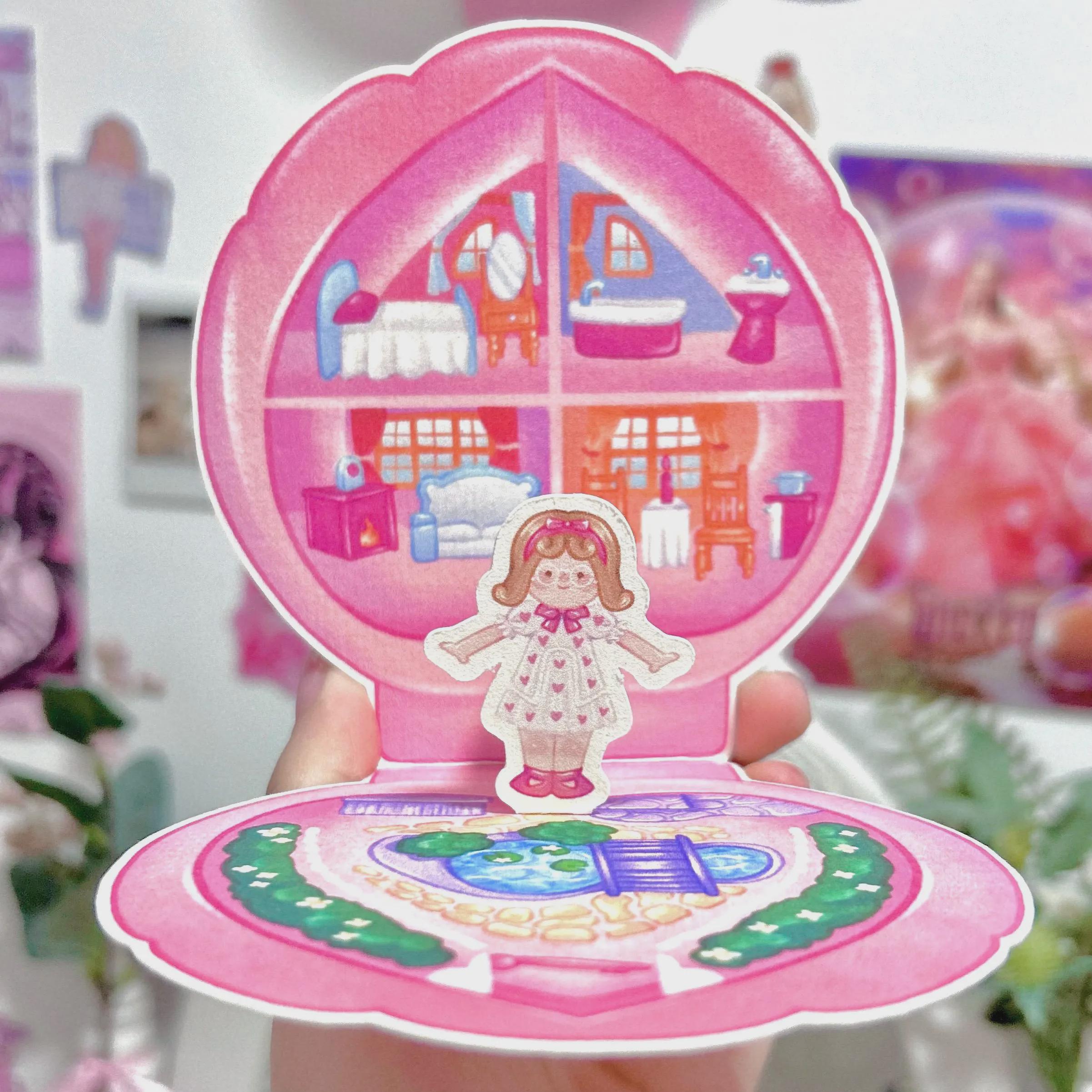Polly Pocket Pop up Card - Etsy
