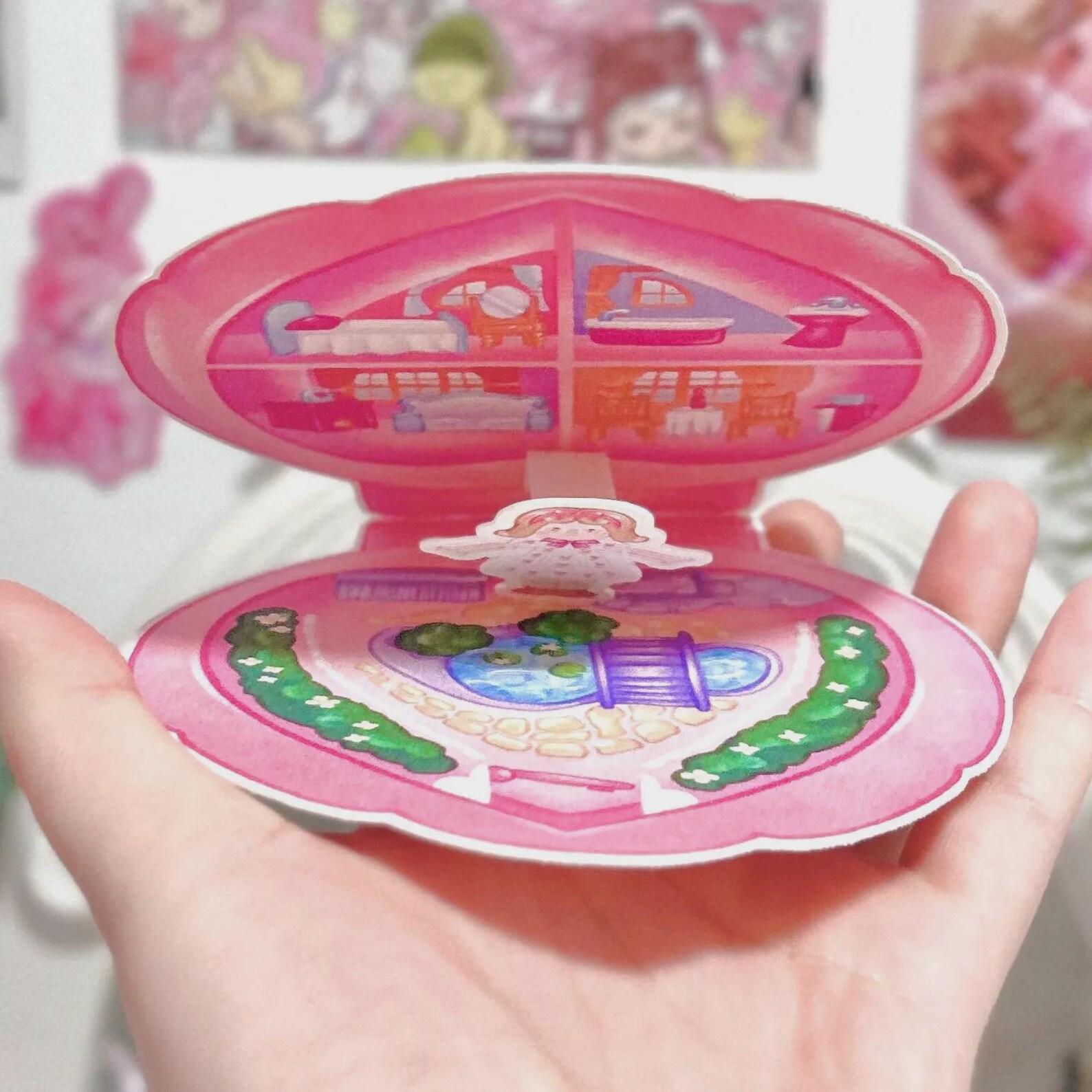 Polly Pocket Pop up Card - Etsy
