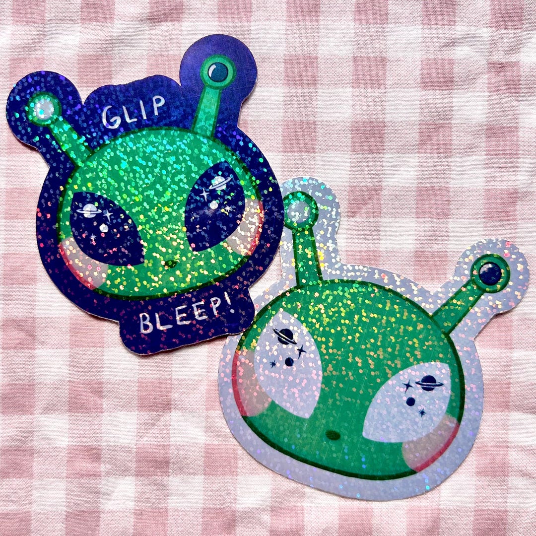 Sticker Set - Ikea Alien (2u) - Etsy