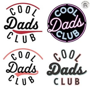 Fathers Day Gift Png Bundle, Cool Dads Club Png, Dad Appreciation Png ...
