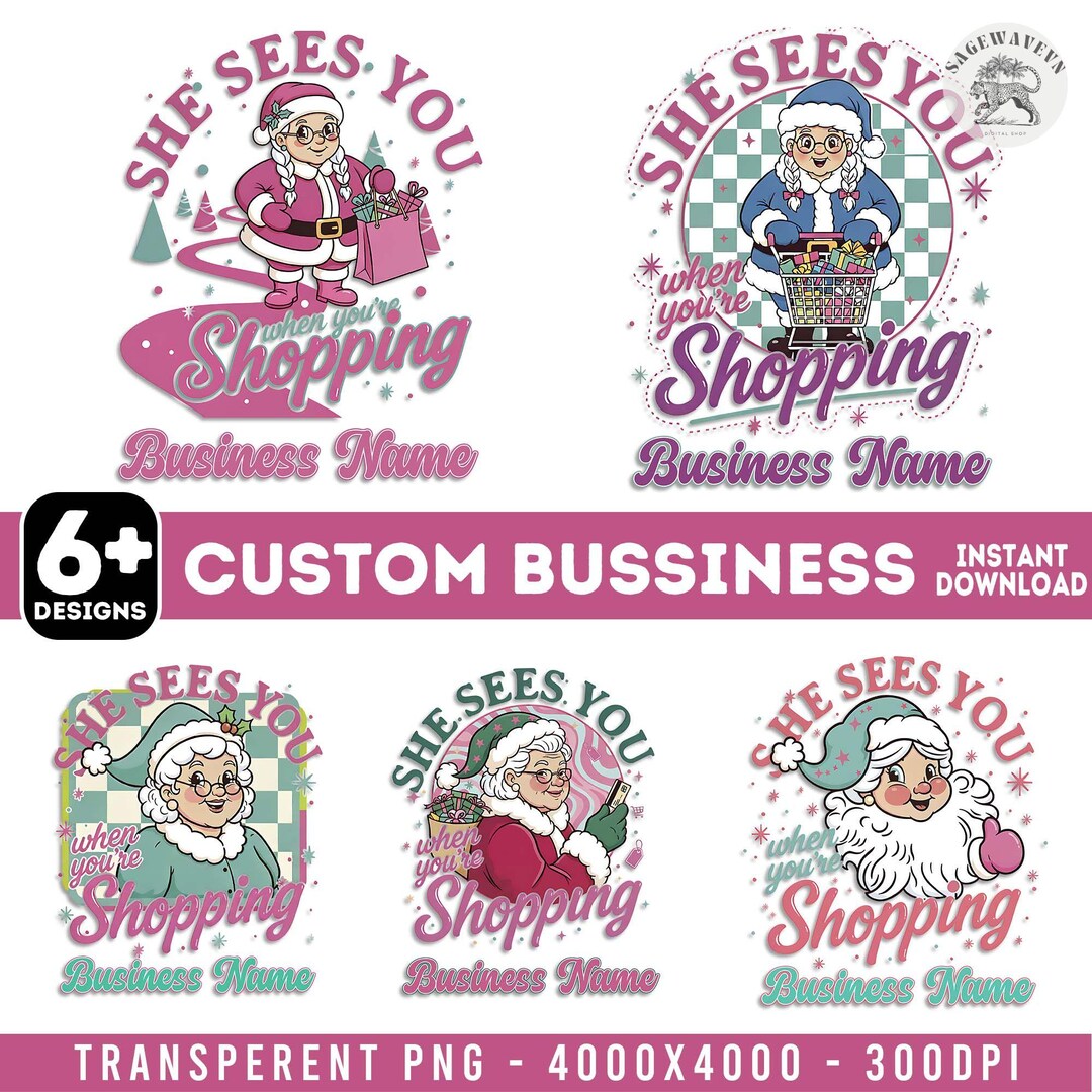 6+ When You're Shopping Png Bundle, Custom Business Name Png Bundle ...
