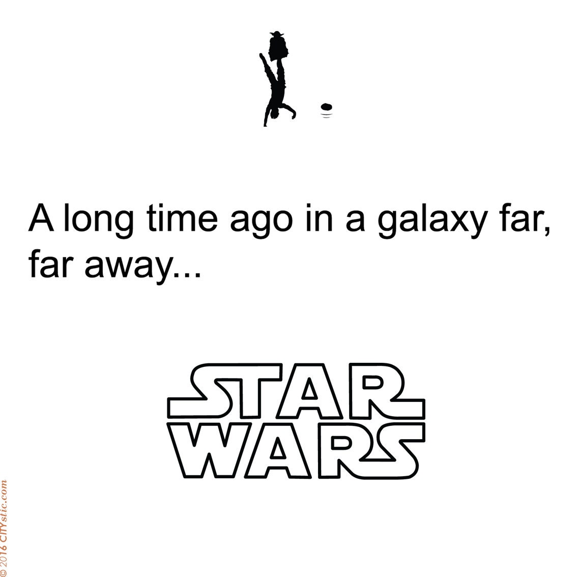 Star Wars Decal Quote : 'A Long Time Ago in a Galaxy Far Far Away ...