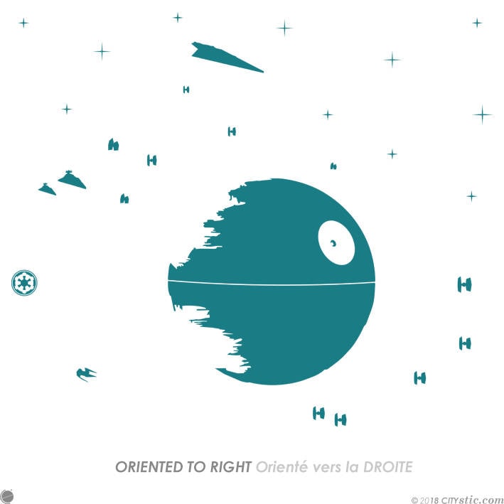 Star Wars Decal : 'death Star Decal'. Second Death Star - Return of the ...
