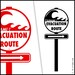 TSUNAMI WALL DECAL : Tsunami Alert Sign as in California, Sticker ...