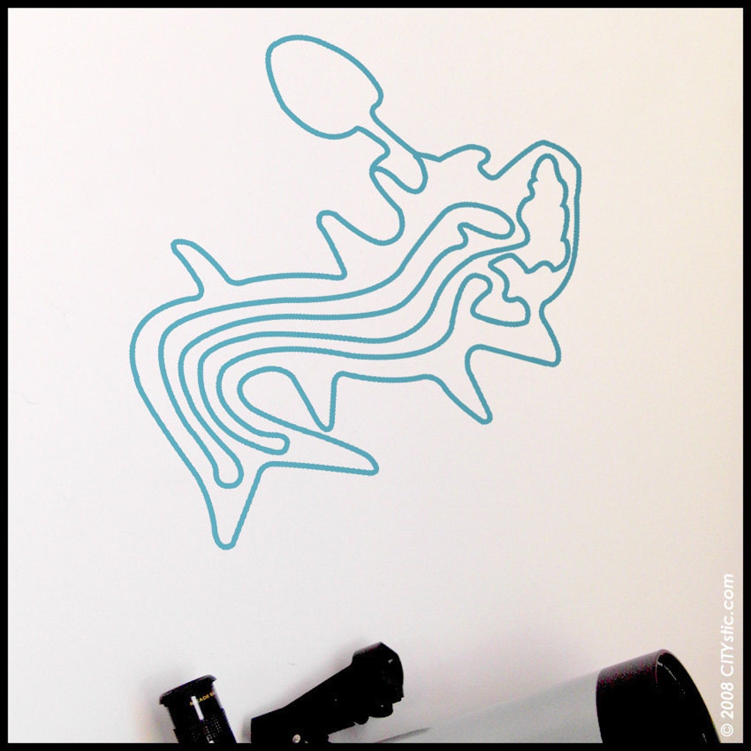 NAZCA - WALL DECAL : the Whale Expelling Water in Lines, Geoglyph From ...