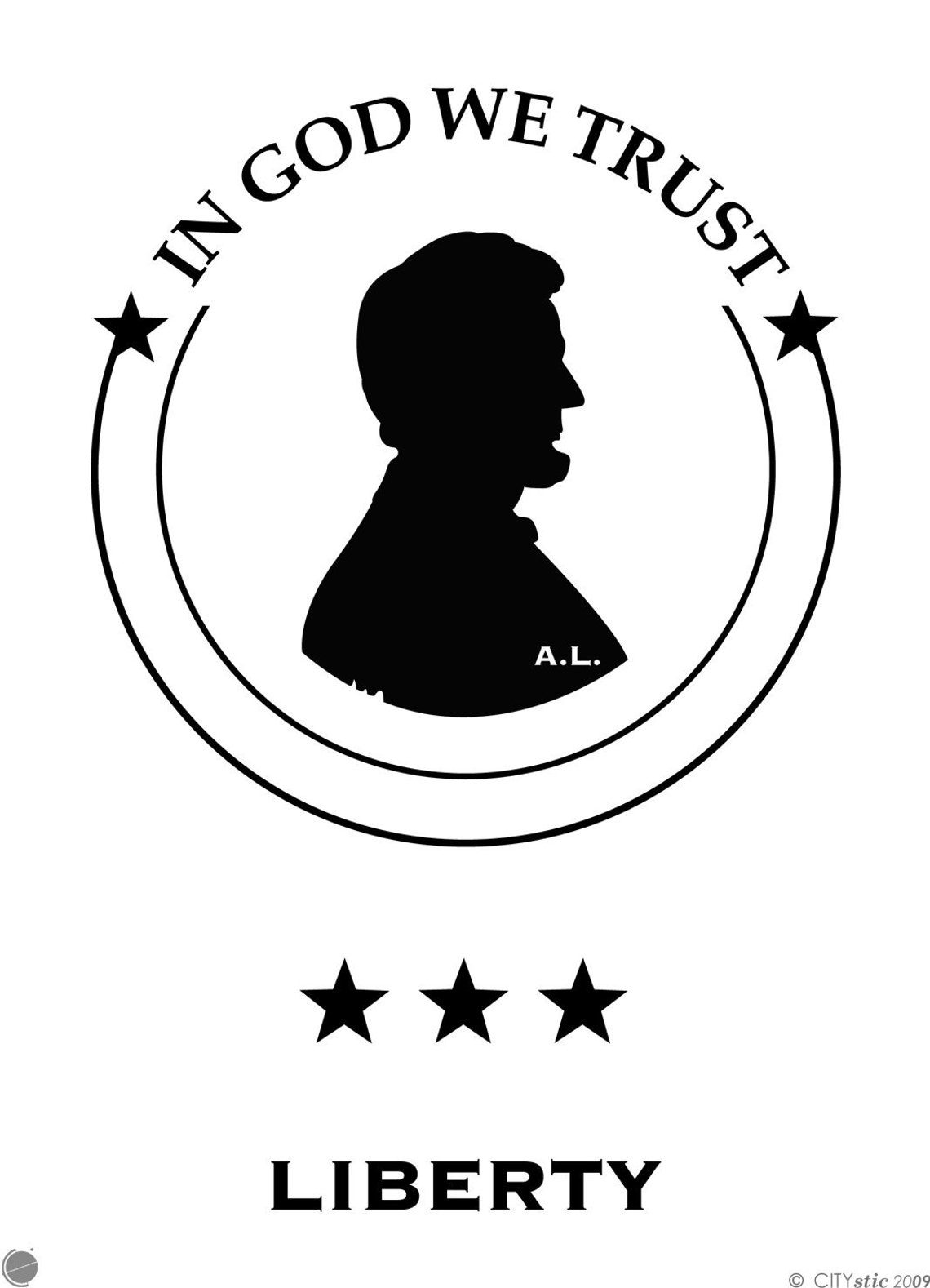 USA : WALL DECAL 'in God We Trust' Money Coin With - Etsy