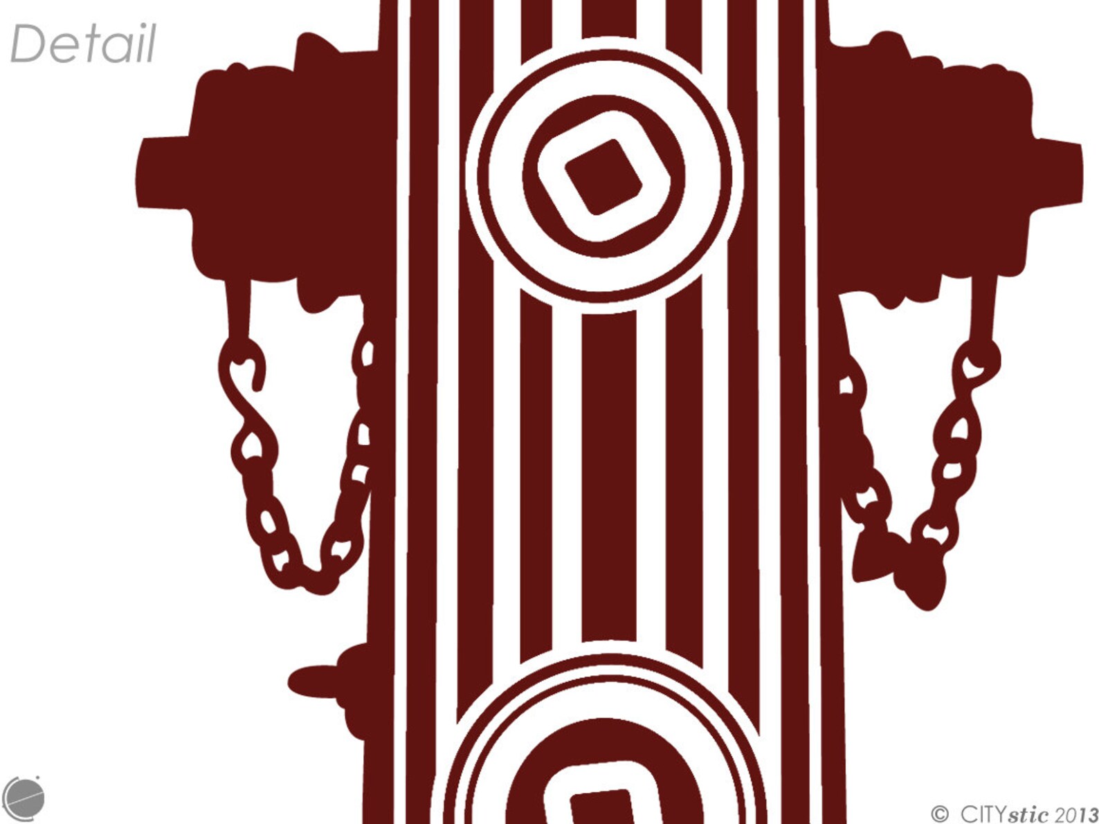 MONTREAL WALL DECAL : Fire Hydrant in Downtown Montreal | Etsy