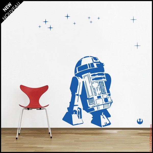 R2d2 Wall Decal - Etsy