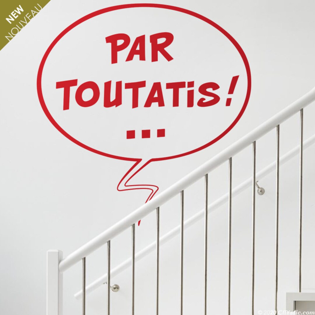 Par Toutatis Wall Decal. Asterix Inspired Quote Wall Decal. Cartoon ...