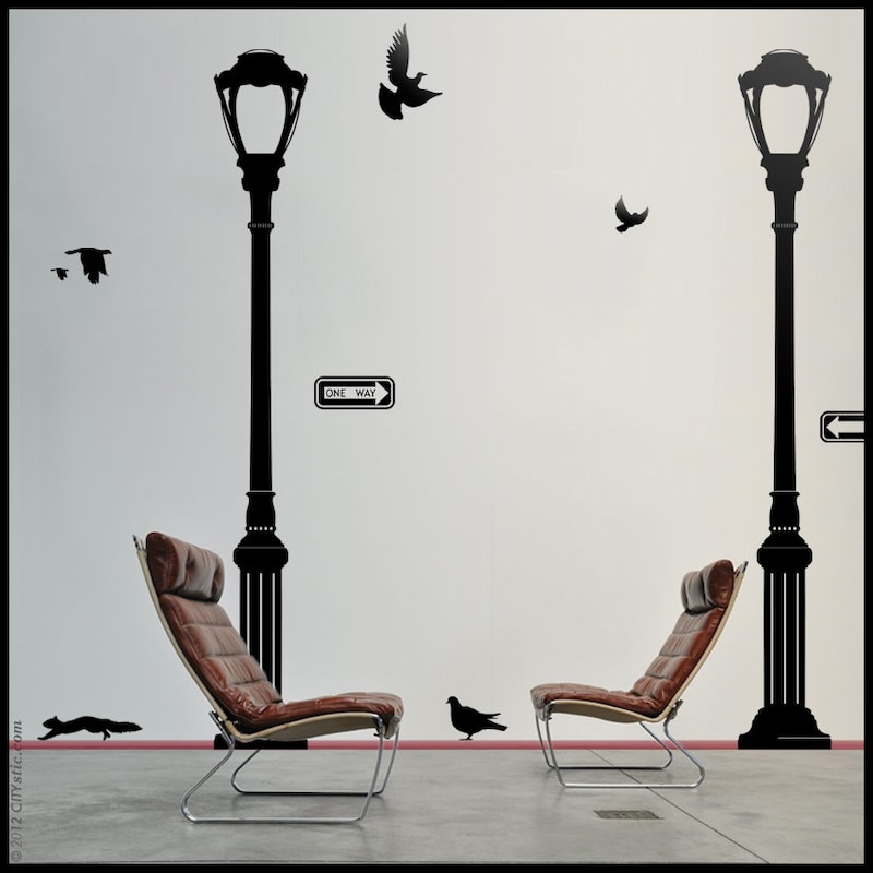 Street Lamp Decal - Etsy
