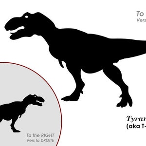 DINOSAUR : Mean Tyrannosaurus Rex (aka T-rex) Running Chasing. Kid or ...