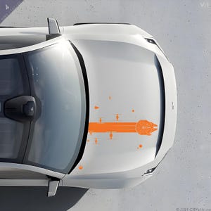 Star Wars Inspired Falcon Car Decal, Being Chased by Tie Fighters ...