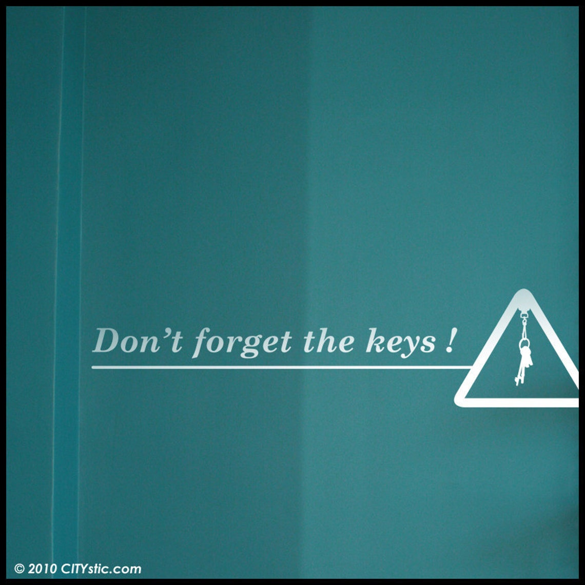 GRAPHICAL : Don't Forget Your Keys Warning Sign for Door - Etsy