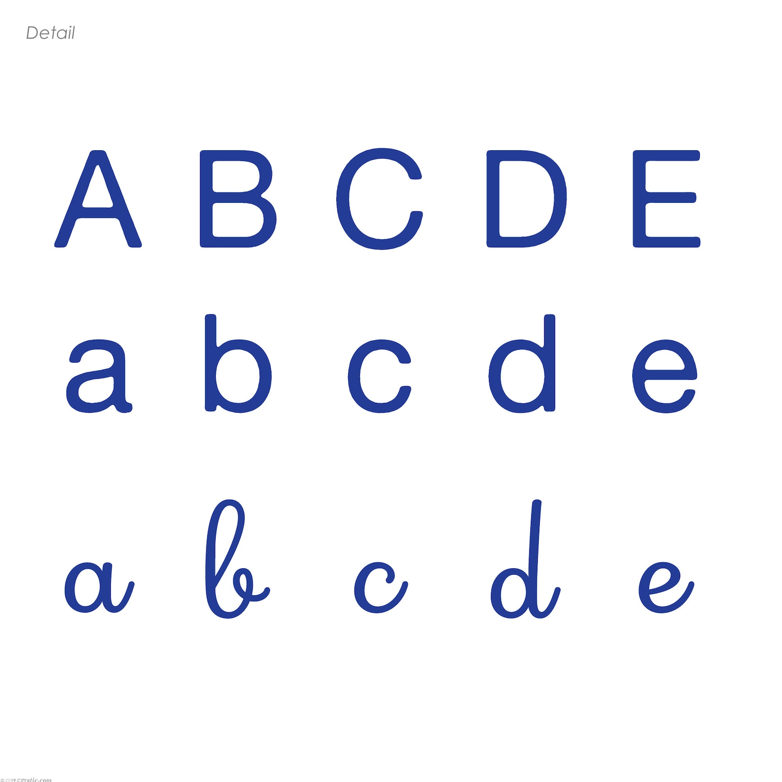 Alphabet Wall Decal With 3 Types. Alphabet Decal. Letters | Etsy