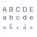 Alphabet Wall Decal With 3 Types. Alphabet Decal. Letters Alphabet ...