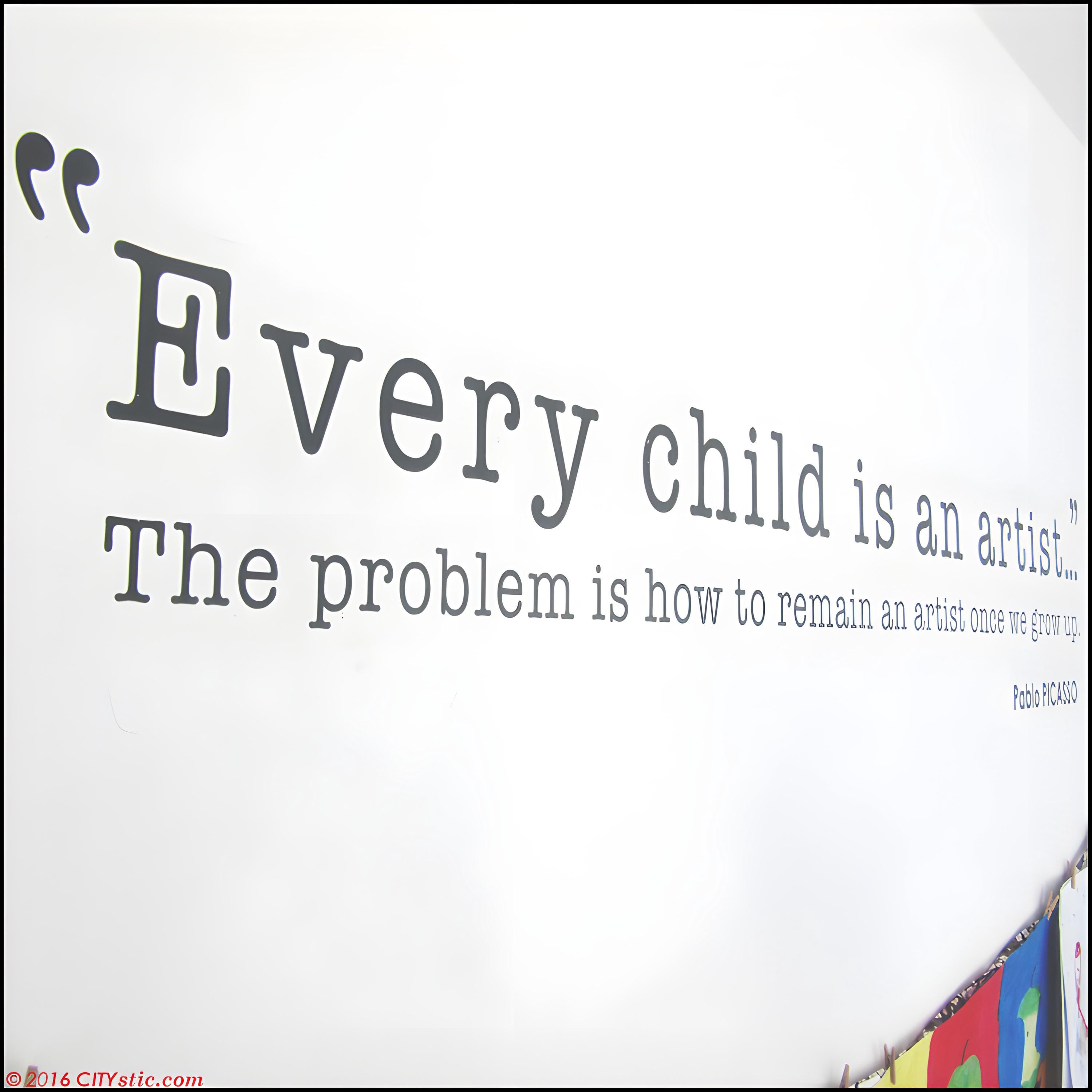 Picasso Quote Wall Decal: "every Child is an Artist" - Etsy