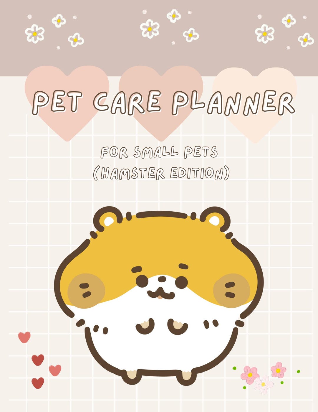 Small Pet Care Planner | Printable PDF | Hamster & Small Animal Journal ...