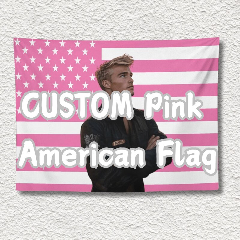 Custom Pink America Flag - Etsy